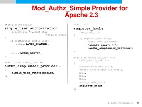 New Modular Authentication Architecture In Apache 22 And Beyond Ppt