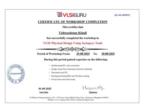 Vlsi Physicaldesign Synopsys Vlsiguru Chipdesign Semiconductors Learningjourney