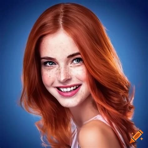 Beautiful Young Redhead Woman On Craiyon