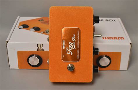 Warm Audio Foxy Tone Box Fuzz Effect Pedal Orange W Box Reverb