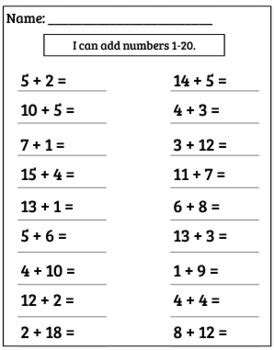 Adding Numbers To By Ceci S Teaching Corner TPT