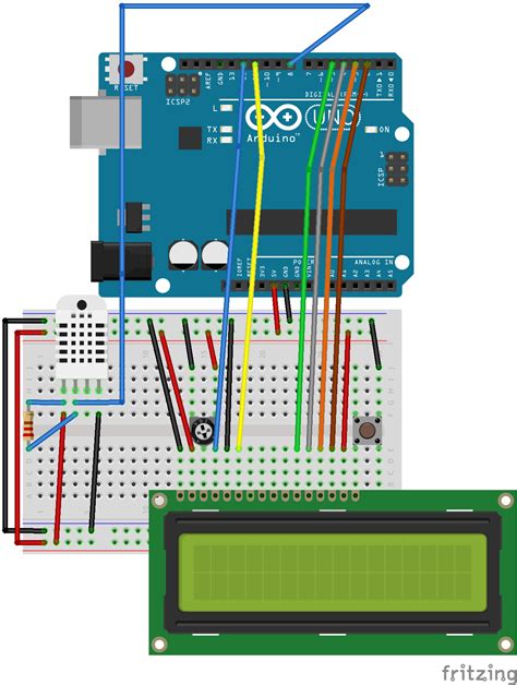 Uno Lcd Dht Half Mfvpox Oo Proyectos De Arduino Led Arduino Arduino