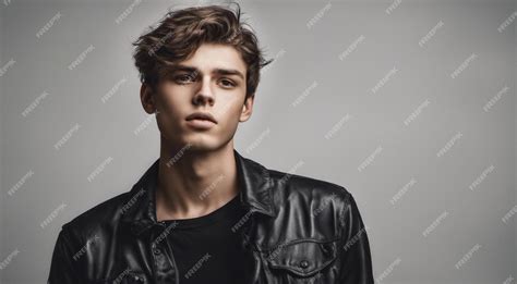 Premium Photo Portrait Of A Pretty Man Portrait Of A Fashion Boy
