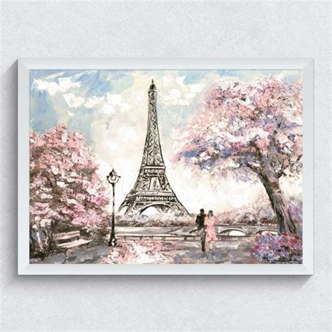 Пролет в Париж Въздействаща картина за стена Artbox Bg