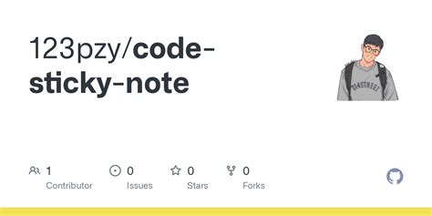Github 123pzycode Sticky Note