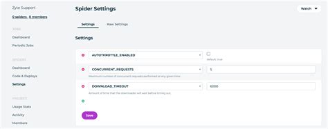 Customizing Scrapy Settings In Scrapy Cloud Zyte