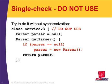 Correct And Efficient Synchronization Of Java Thread Ppt