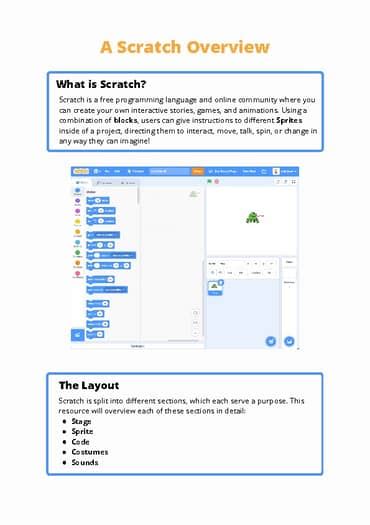 Computer Coding Scratch Platform Introduction And Overview By Soleil Kohl