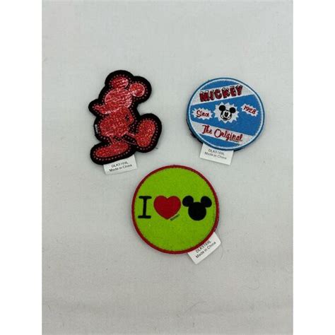 Disney Other Disney Mickey Mouse Embroidered Patch Set Multicolor Unisex Poshmark