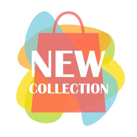 Premium Vector New Collection Badge With A Packages