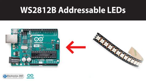 Interfacing Ws2812b Individually Addressable Leds With Arduino