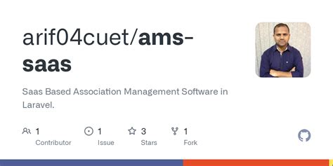 Github Arif04cuetams Saas Saas Based Association Management