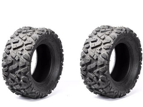 2pc Front 25x8 12 Atv Tire 6pr 25x8x12 25x800 12 Utv All Terrain Golf