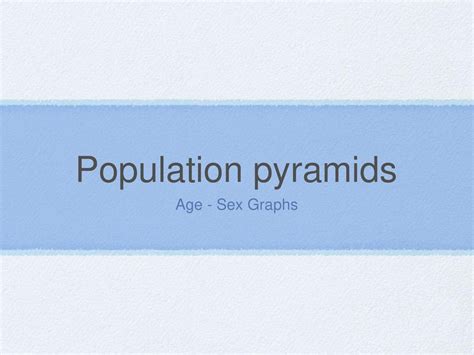 Population Pyramids Age Sex Graphs Ppt Download