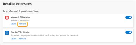 Disable Or Uninstall Mcafee Webadvisor Mcafee Support