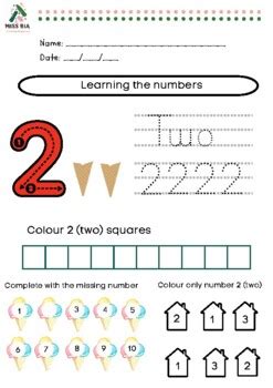 Numbers Activity By Ana Beatriz Teixeira TPT