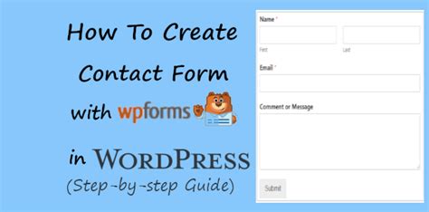 How To Create Contact Form With Wpforms In Wordpress