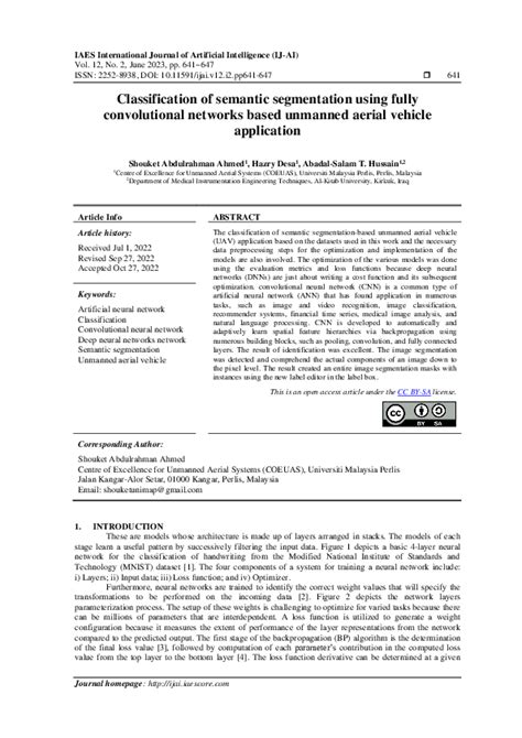 Pdf Classification Of Semantic Segmentation Using Fully Convolutional