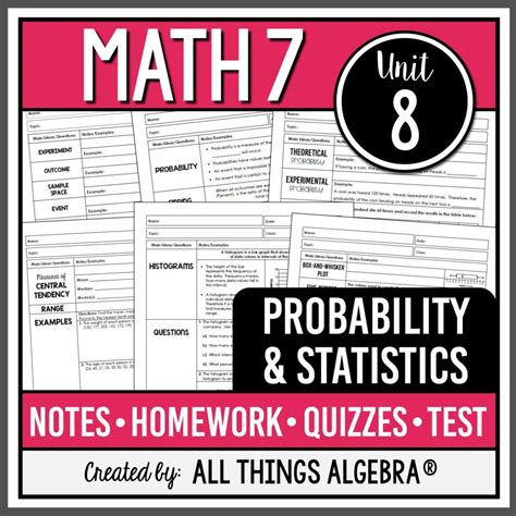 Math 7 Unit 3 Equations And Inequalities All Things Algebra®