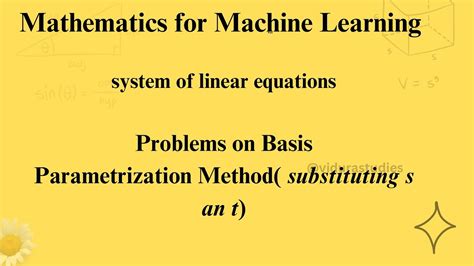 Mathematics For Machine Learning Basis Problem Part2 Substituting S