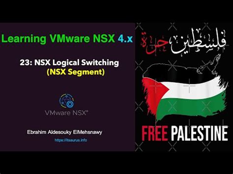 NSX Logical Switching NSX Segment ITSaurus