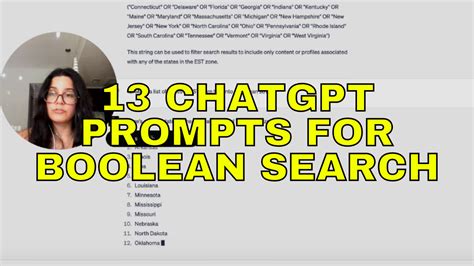 Chatgpt In Recruitment 13 Chatgpt Prompts For Boolean Search