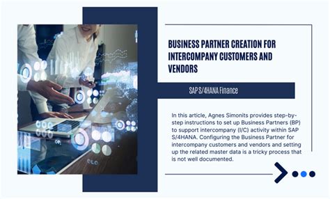 Business Partner Creation For Intercompany Customers And Vendors Sapinsider