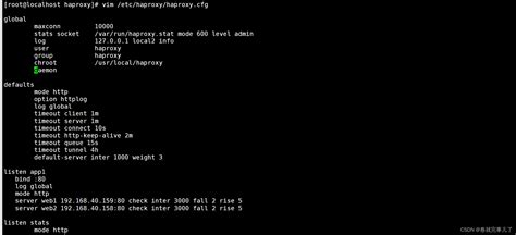 负载均衡之haproxy systemctl status haproxy csdn博客