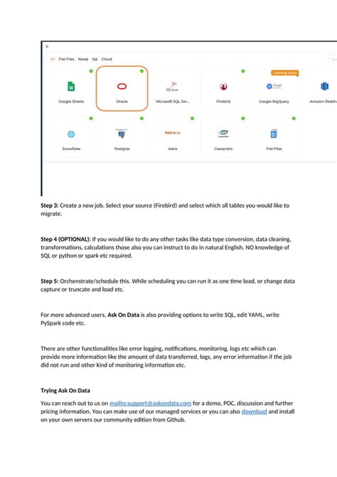 Firebird To Oracle Migration Ask On Datadocx