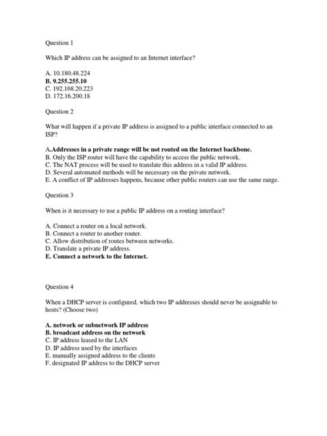 Pdf Ip Questions And Subnetting Dokumen Tips