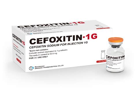 Gmp Certified Cefoxitin Sodium For Injection 1g Cefoxitin And Sodium