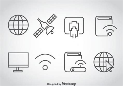 Computer Outline Vector Art Icons And Graphics For Free Download