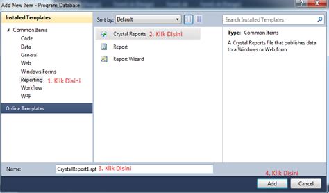 Cara Membuat Laporan Dengan Crystal Report Di Visual Basic Vb Net Qualov