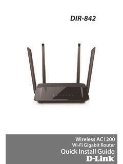 DIR-842 AC1200 Wi-Fi Gigabit Router - D-Link | 842 Ac1200 Wi Fi Gigabit ...