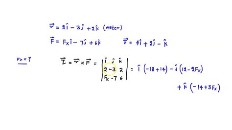 a particle moves through an x y z coordinate system while a force acts