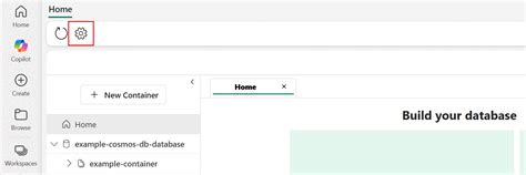 verifiëren bij cosmos db database vanuit azure services preview