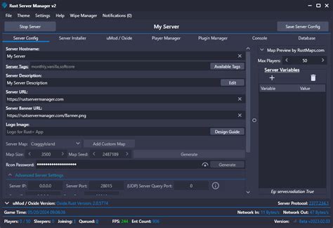 Rust Server Manager