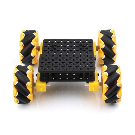 Sasiu De Robot Mobil Echipat Cu Roti Waveshare Mecanum Raspberry Pi