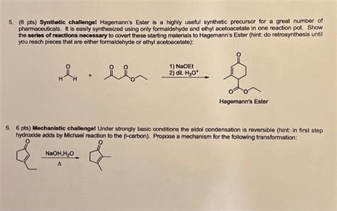 5 8 Pts Synthetic Challengel Hagemanns Ester Is
