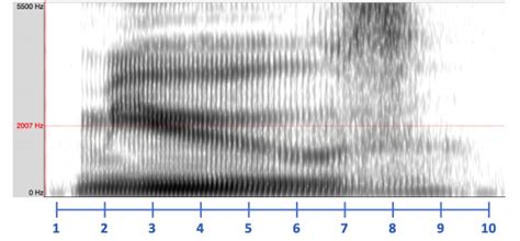 Phonetics What Cues Would You Look For In This Spectrogram To Figure
