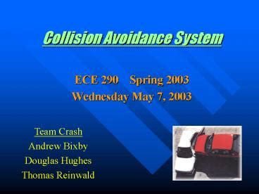 Collision Avoidance System Presentation Free To View