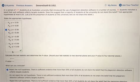 solved 2 4 points previous answers devorestat9 8 e 052 my