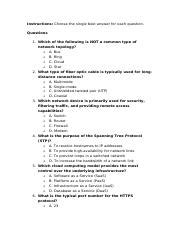 Networking Essentials Test Your Knowledge With Quiz Questions