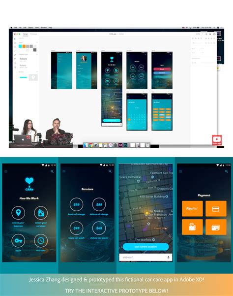 UX Design With Adobe XD November 2017 Behance