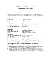 Tutorial Questions Docx EC Intermediate Macroeconomics Open Economy IS LM Model Tutorial