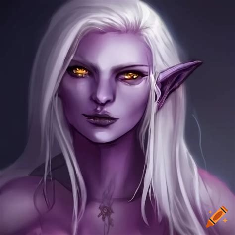 Character Design Of An Androgynous Albino Drow Elf On Craiyon