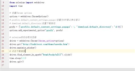 Python Webdriver Api（十三）下载文件python Webdriver 设置下载目录 Option Csdn博客