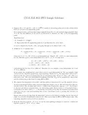 CS Fall HW Sample Solutions Pdf CS Fall HW Sample Solutions Suppose M