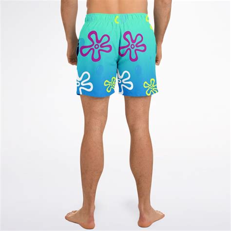 Spongebob Underwater Swim Trunks Rave Bonfire