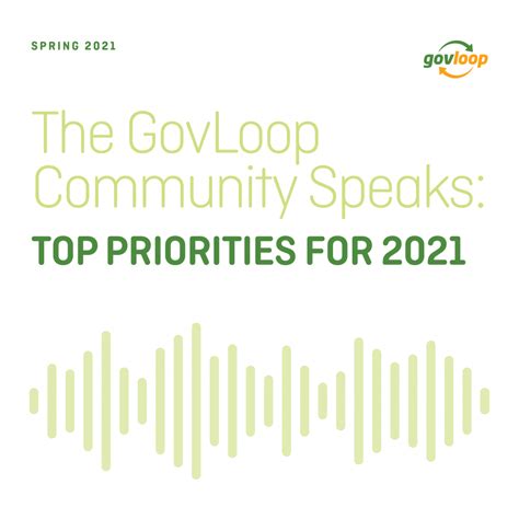 The Govloop Community Speaks Top Priorities For 2021 Resources Govloop